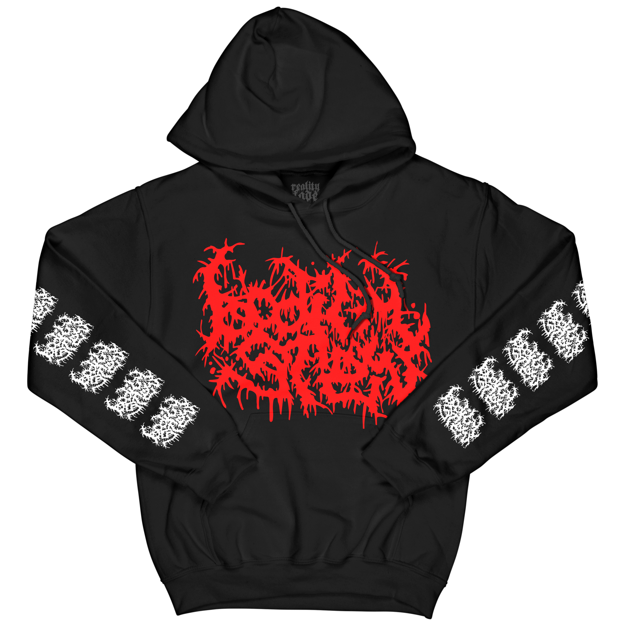 Bodily Stew 'Mince Face' Hoodie – Reality Fade Merch