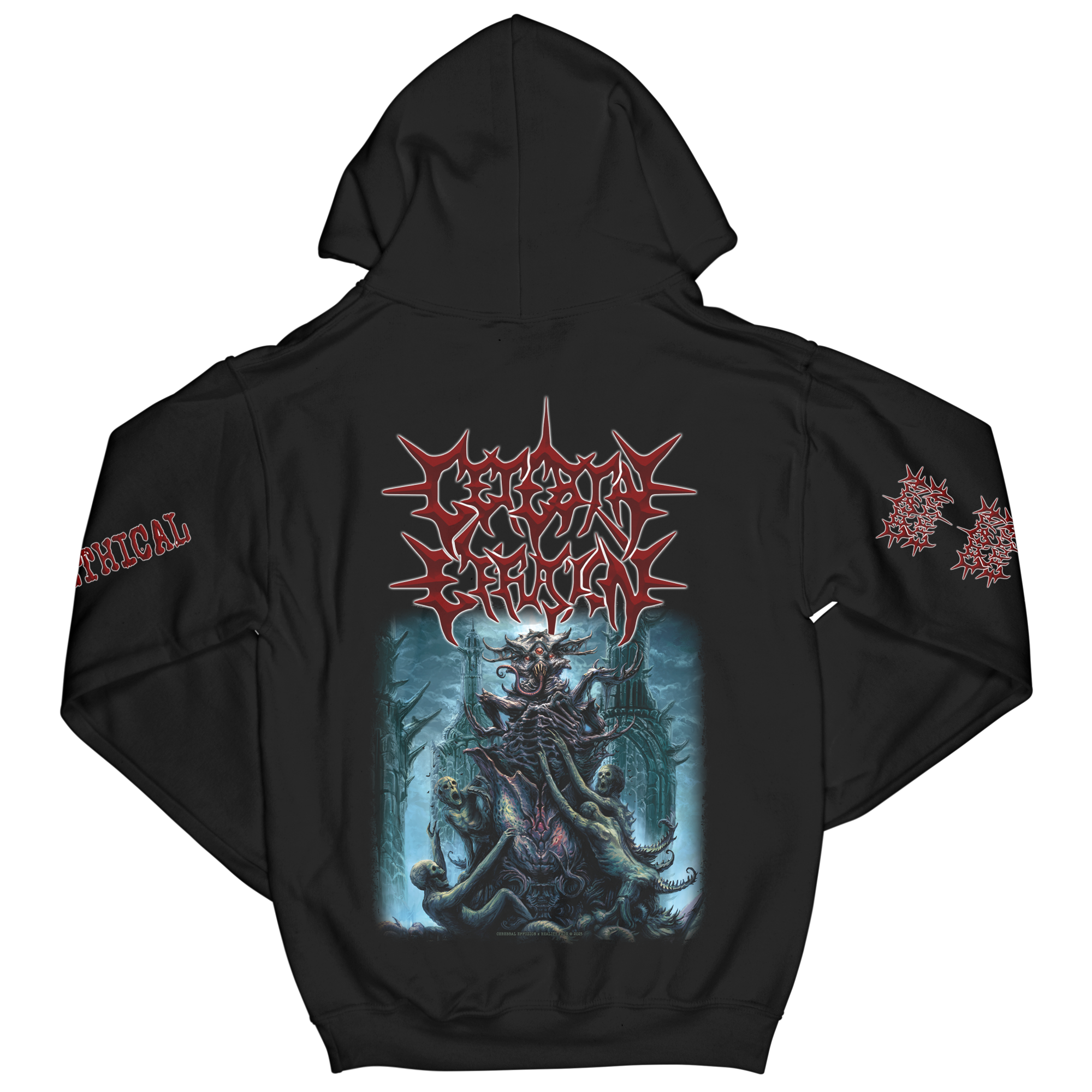 Cerebral Effusion 'Idolatry Of The Unethical' Hoodie – Reality Fade Merch
