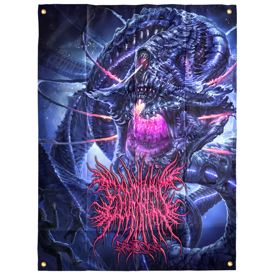Esophagus 'Zero One' Flag – Reality Fade Merch