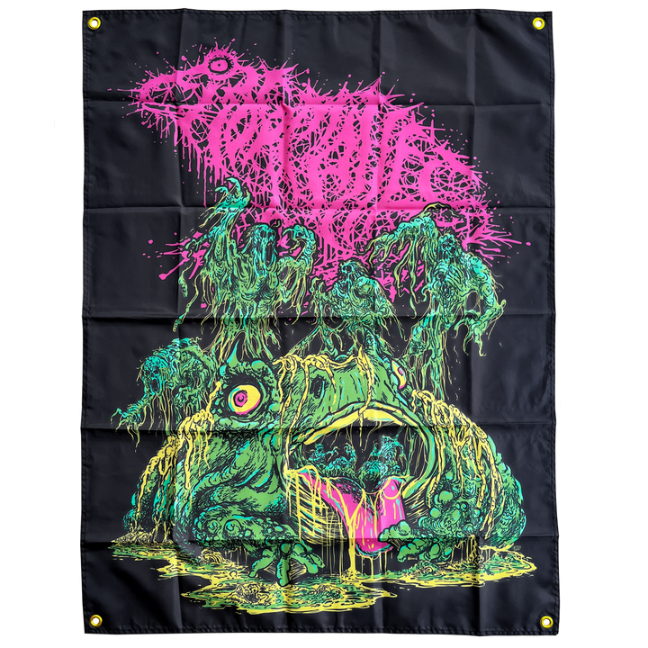 Frog Mallet 'Swamp Frog' Flag – Reality Fade Merch