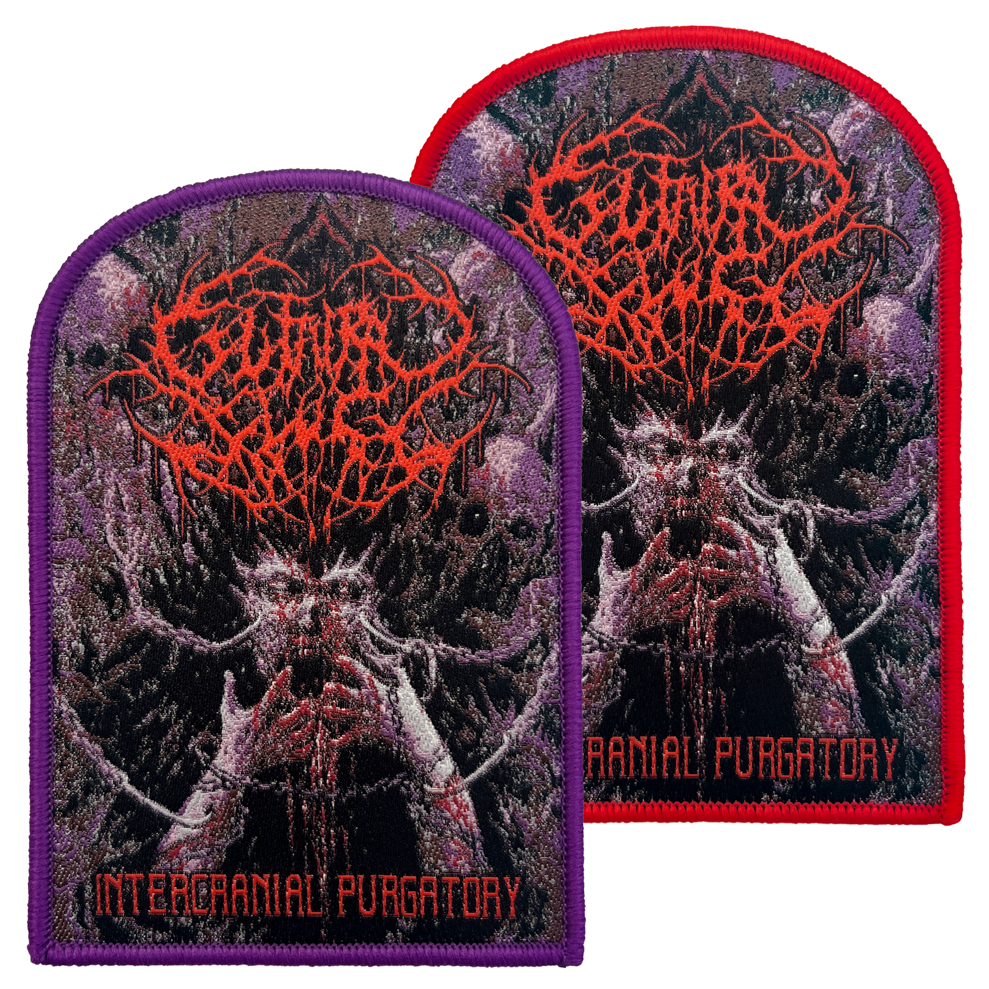Guttural Slug 'Intercranial Purgatory' Patch – Reality Fade Merch