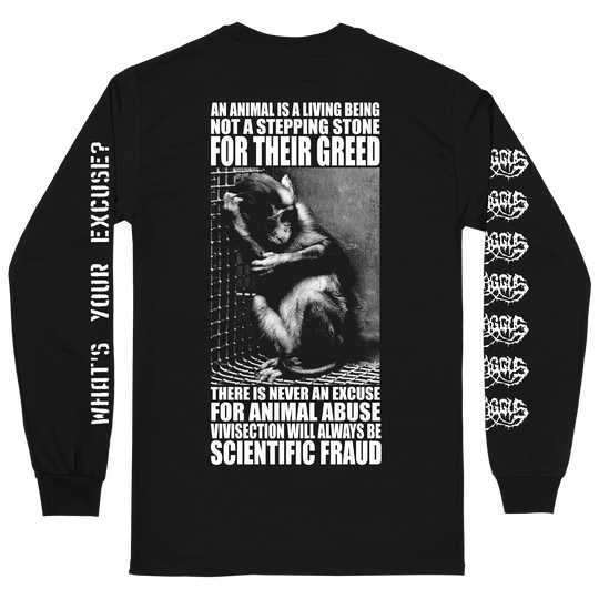 Haggus 'What's Your Excuse?' Long Sleeve – Reality Fade Merch