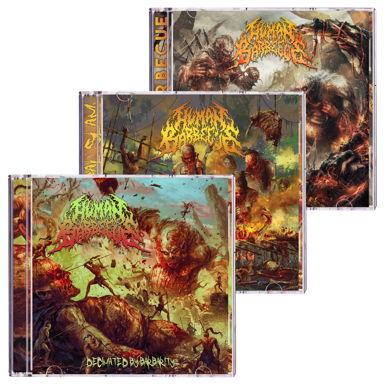 Human Barbecue 'Reality Fade Discography Set' x3 CDs – Reality Fade Merch