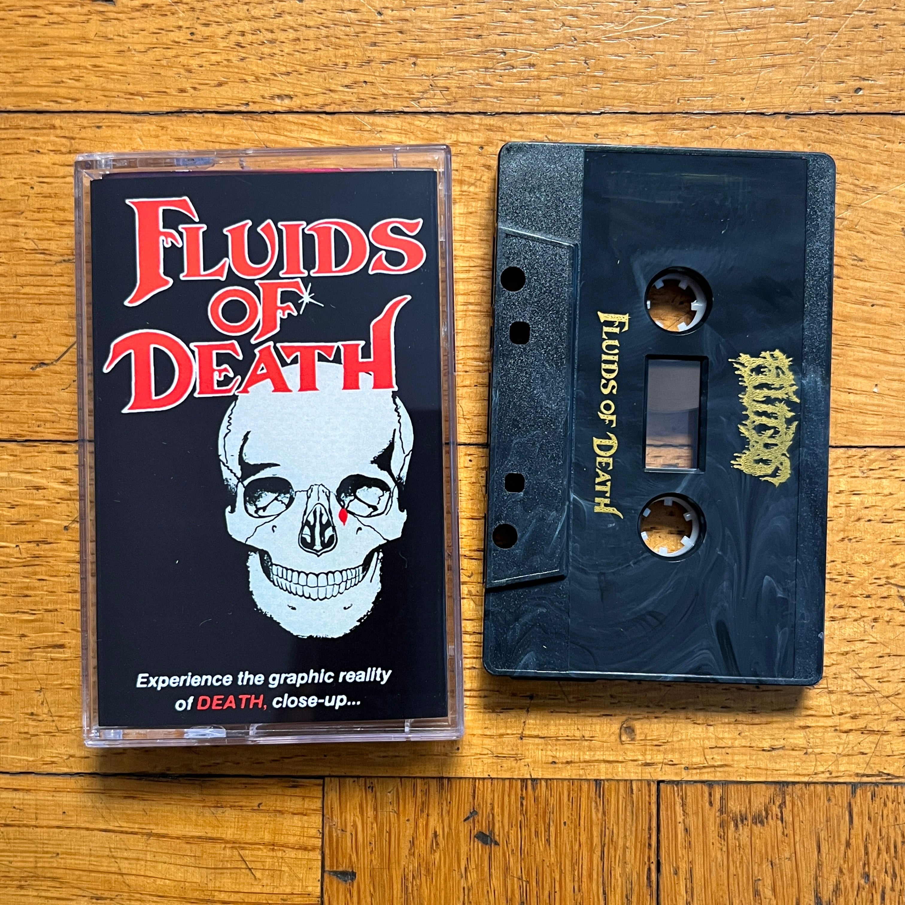 Fluids 'Fluids Of Death' Cassette – Reality Fade Merch