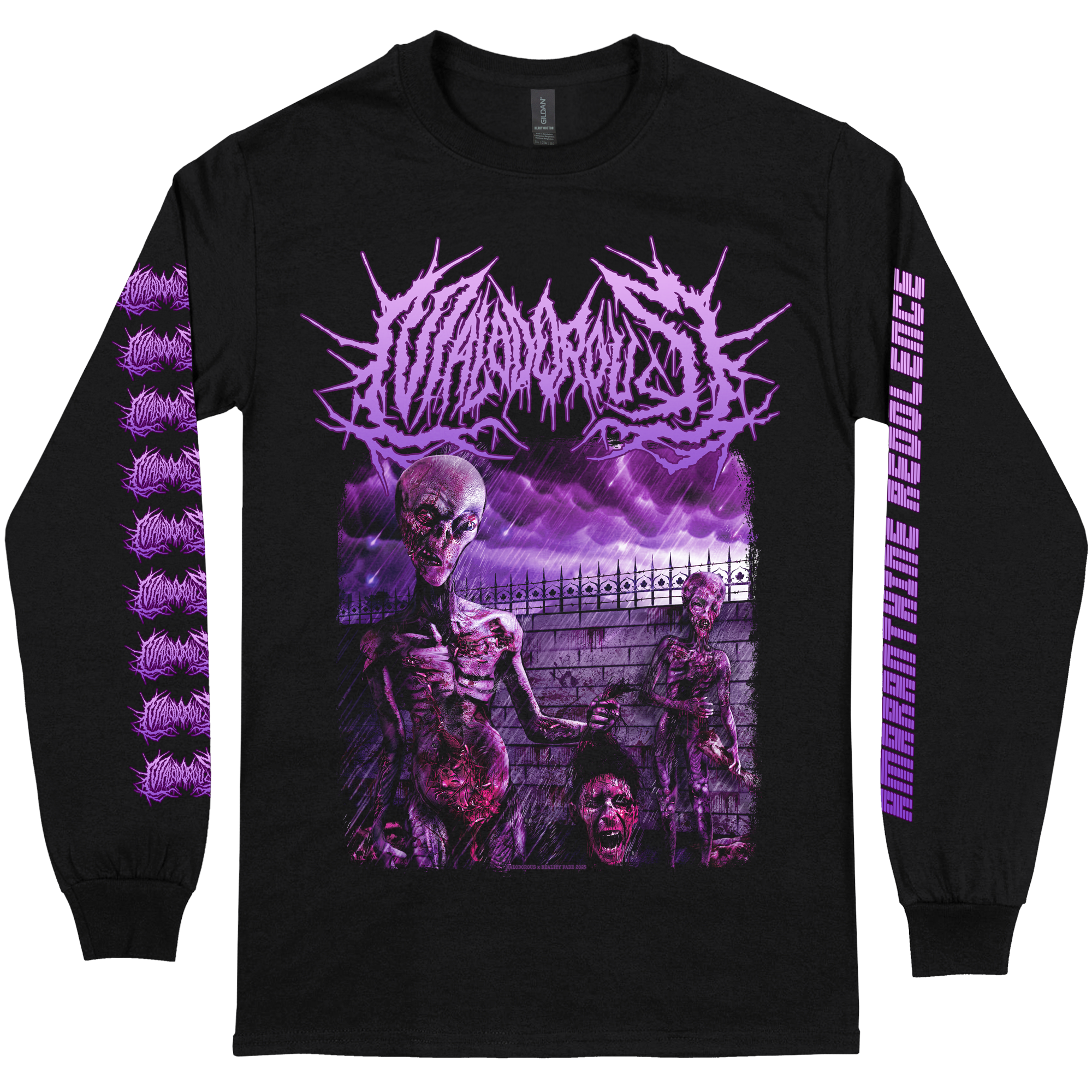Malodorous 'Amaranthine Redolence' Long Sleeve – Reality Fade Merch
