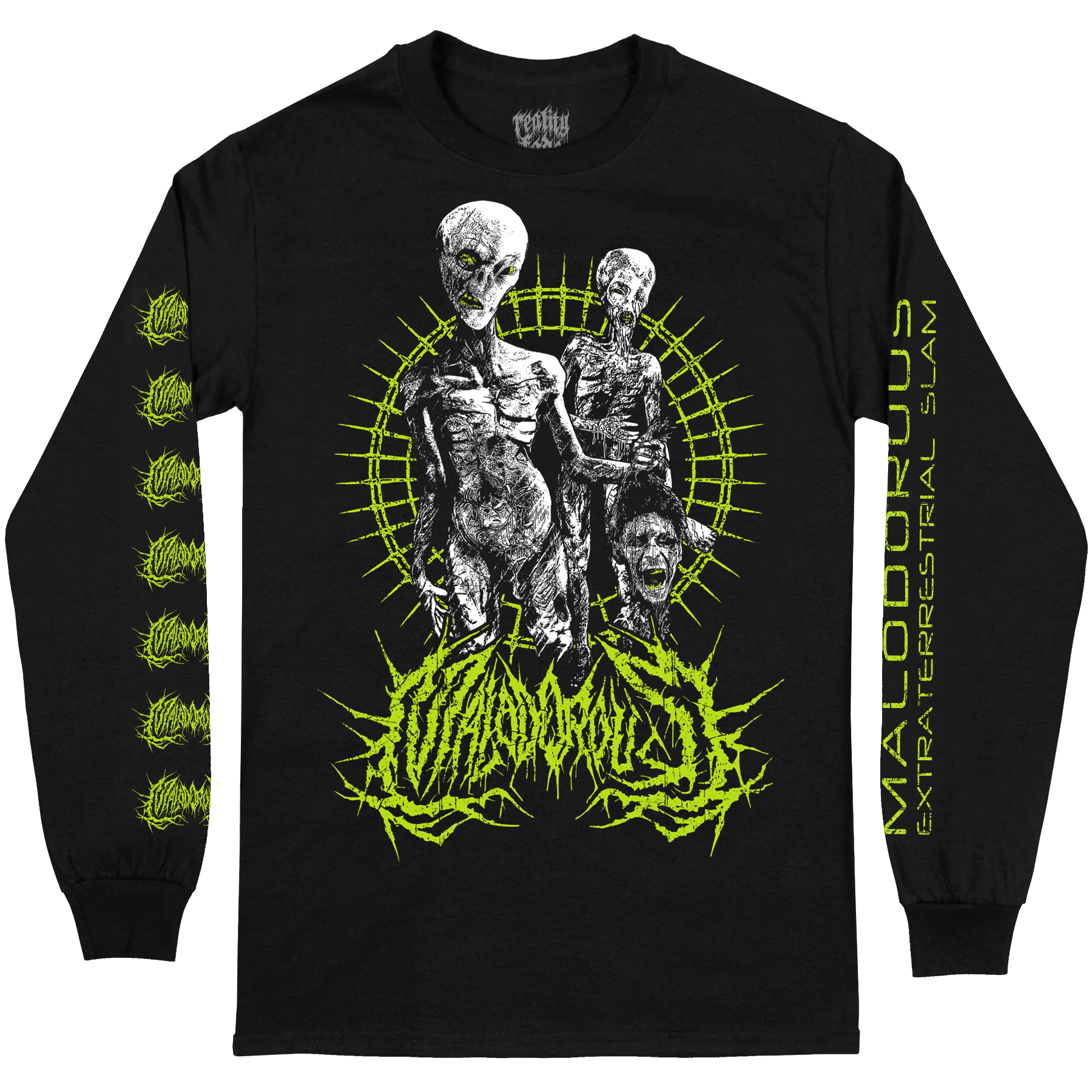 Malodorous 'Eyes Of Abomination' Long Sleeve | PRE-ORDER – Reality Fade ...