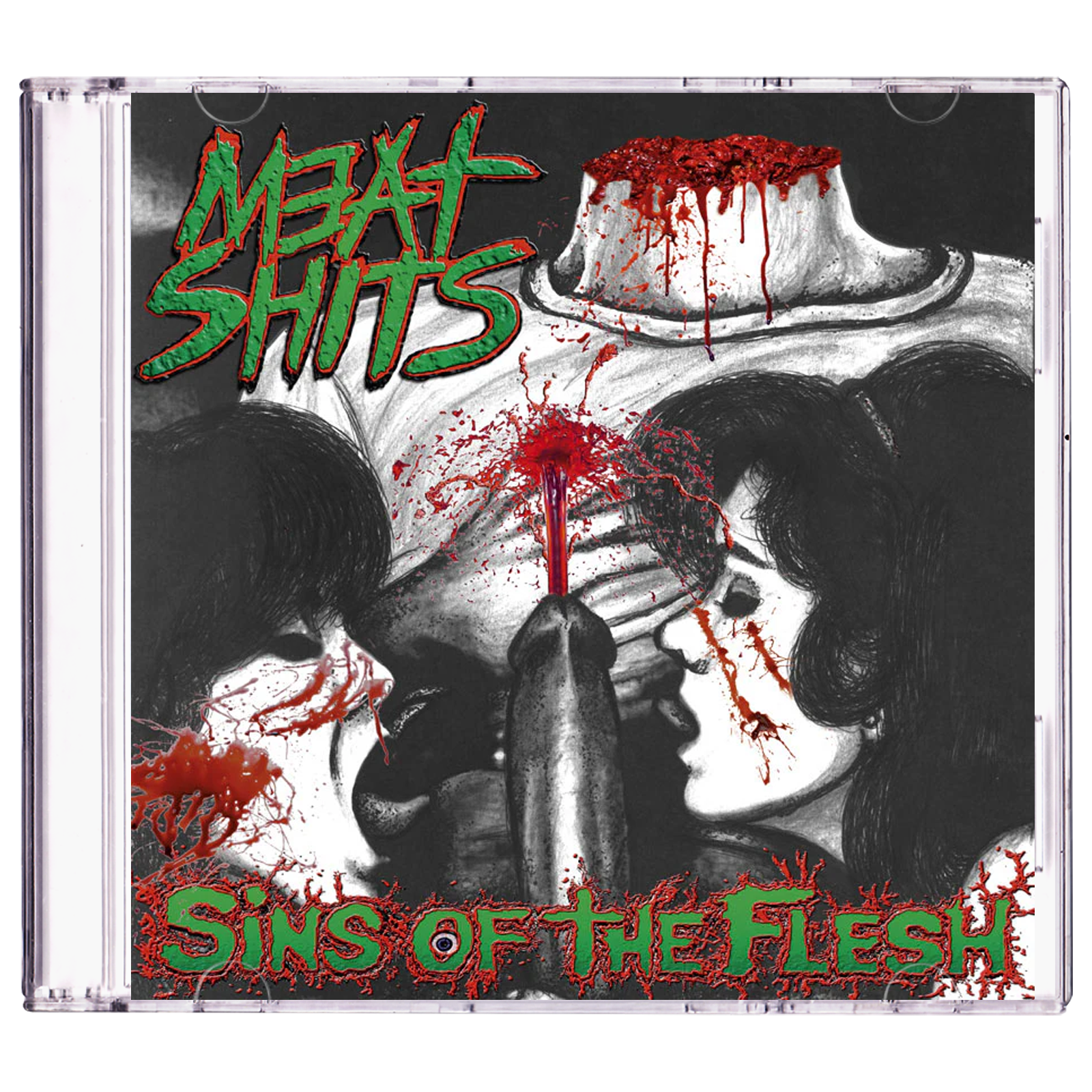 Meat Shits 'Sins Of The Flesh' CD – Reality Fade Merch