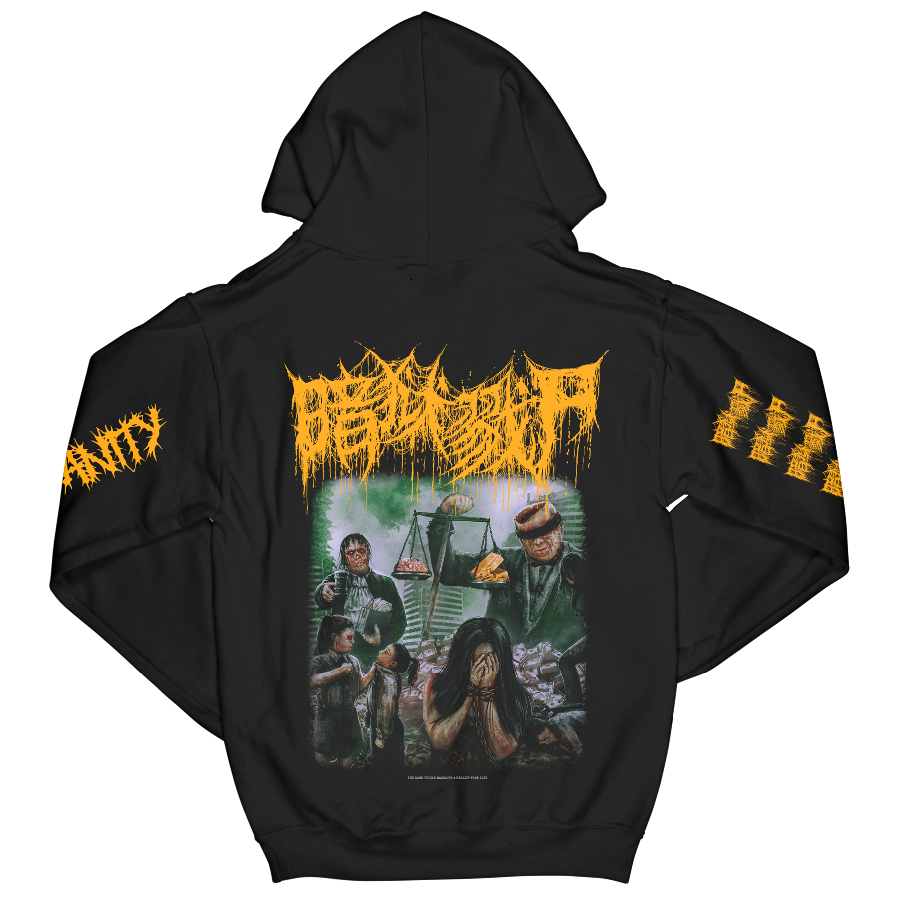 The Dark Prison Massacre 'Triple Insanity' Hoodie – Reality Fade Merch